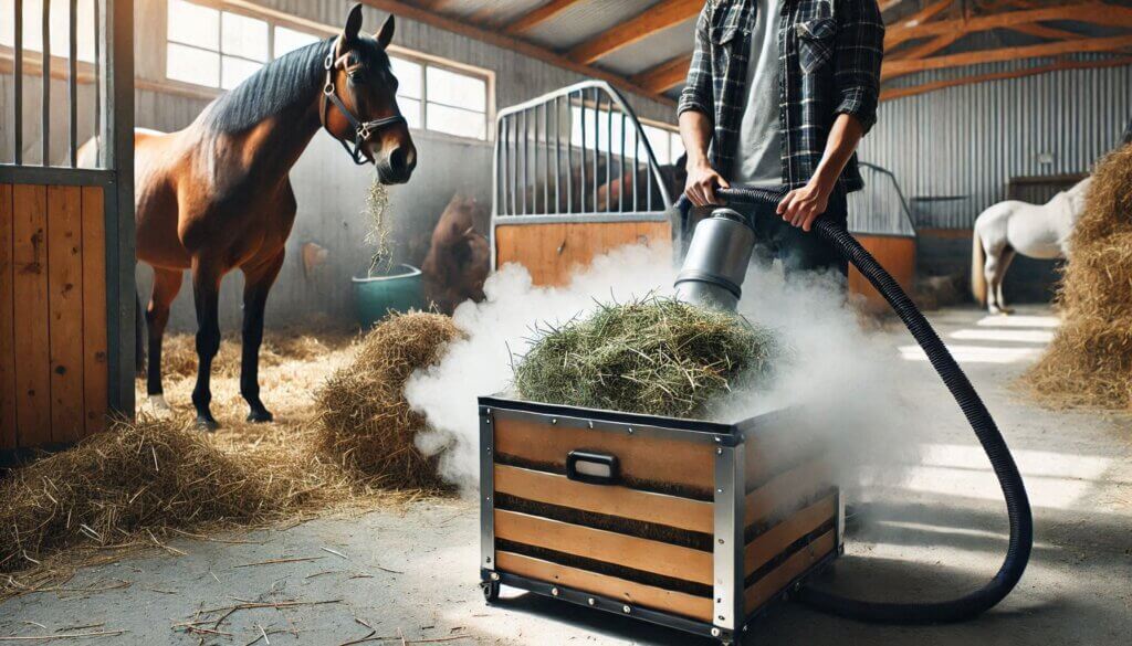 De Voordelen van hooi stomen voor paarden – Hooistomer.shop